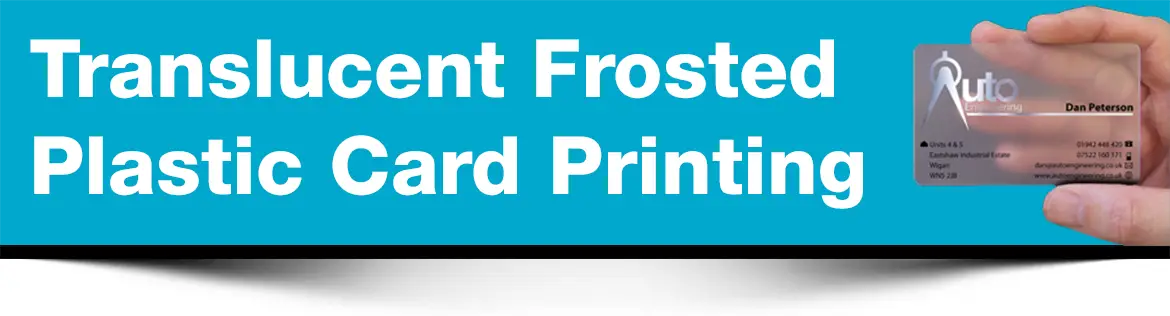 Translucent Plastic Business Cards - Frosted Plastic Cards - CPcards